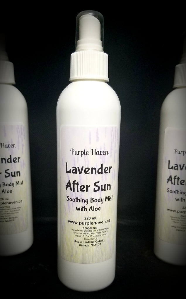 After Sun Body Mist for Soothing Hydration and Care – Purple Haven